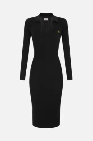 Elisabetta Franchi Knit Dress - Nero