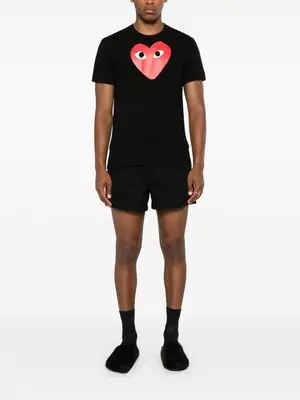 Comme Des Garçons Red Heart Cotton T Shirt