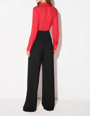 Elisabetta Franchi Bodysuit With Jeweled Chain