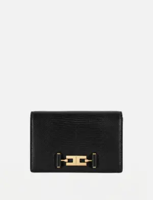 Elisabetta Franchi Curb Chain Shoulder Strap Nero