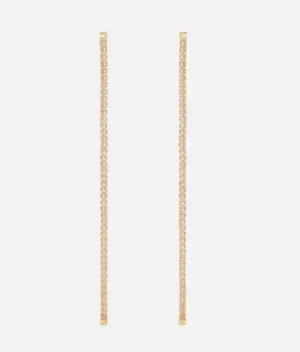 Elisabetta Franchi Strass Earrings - Oro