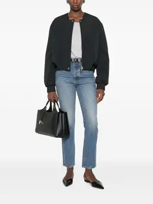 Khaite Cordan Nylon Bomber Jacket