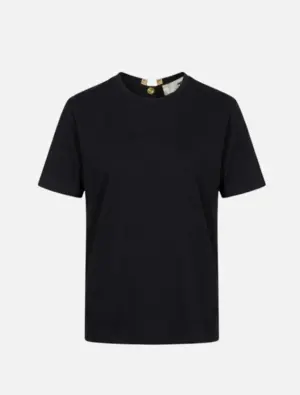 Elisabetta Franchi Button Front T Shirt - Nero