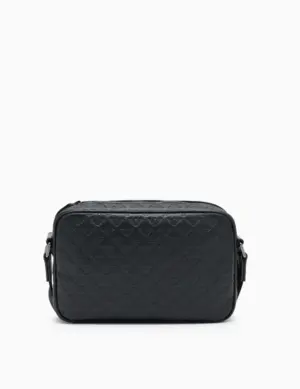 Emporio Armani Embossed Leather Eagle Bag