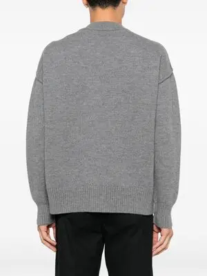 AMI Paris De Coeur Wool Cardigan