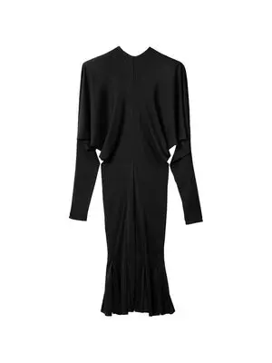 Jacquemus Cut Out Midi Dress - Black