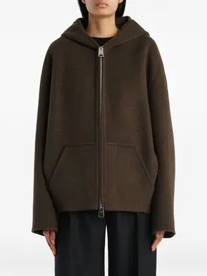 Khaite Dolem Wool Blouson Jacket - Brown