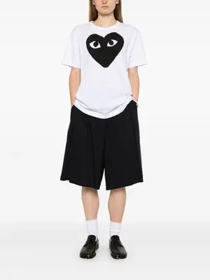 Comme Des Garçons Black Heart Cotton T Shirt