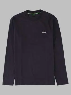 BOSS T Shirt Con Logo - Blue