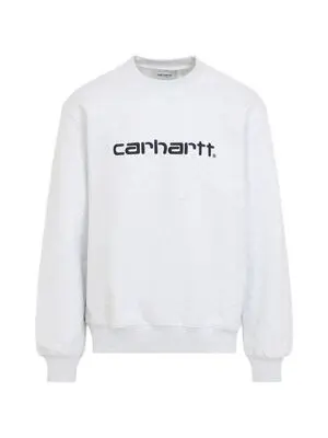 Carhartt Work In Progress Logo Cotton Sweatshirt