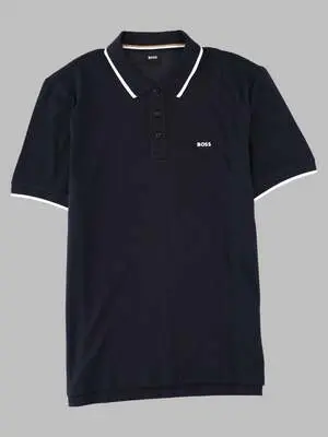 BOSS Polo In Cotone - Blue