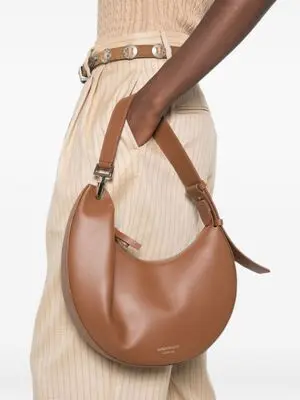 Emporio Armani Medium Leather Hobo Bag