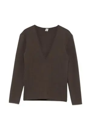 TOTEME V Necked Sweater