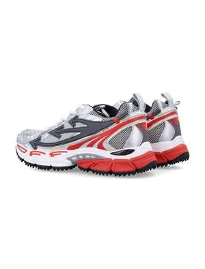 Off-White Sneakers - Grey/red