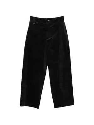 NICHOLSON & NICHOLSON Cotton Trousers - Black