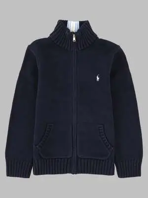 Polo Ralph Lauren Ls Fz Mock Tops Sweater