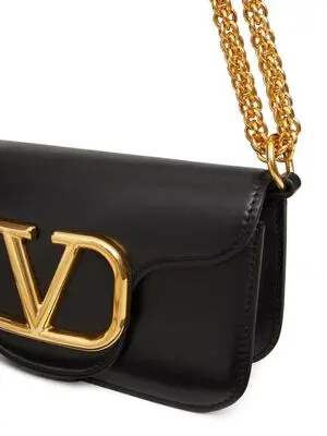 Valentino Garavani Locò Small Leather Shoulder Bag