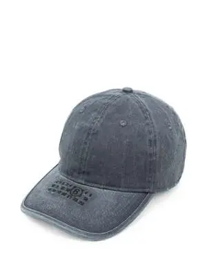 MAISON MARGIELA Cotton Baseball Cap - Navy