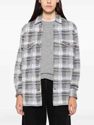 Guest In Residence Cashmere Checked Shirt