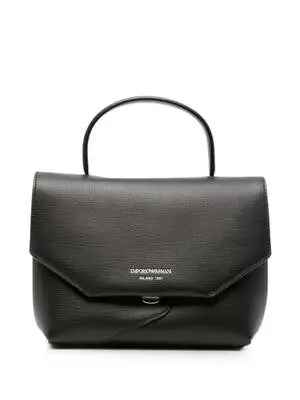 Emporio Armani Small Leather Handbag - Black