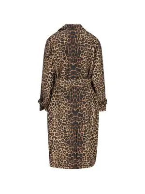 Saint Laurent Printed Nylon Trench Coat