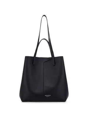 Emporio Armani Medium Leather Tote Bag