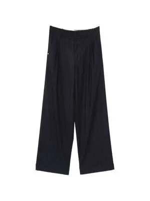 White Sand Belted Pants For Women
