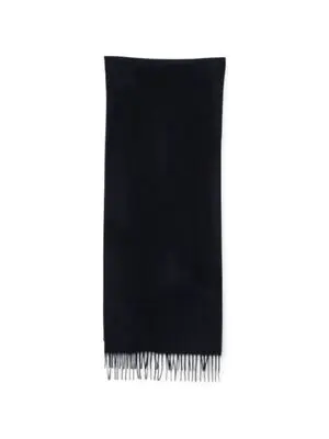 Closed Wool Scarf - Ink