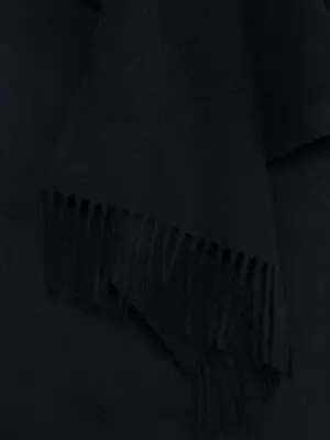 Closed Wool Scarf - Ink