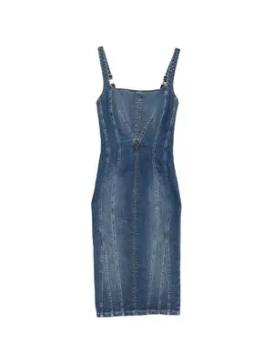 Elisabetta Franchi Denim Cotton Dress