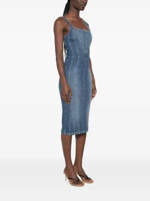 Elisabetta Franchi Denim Cotton Dress