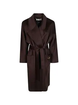 Elisabetta Franchi Wool Long Coat