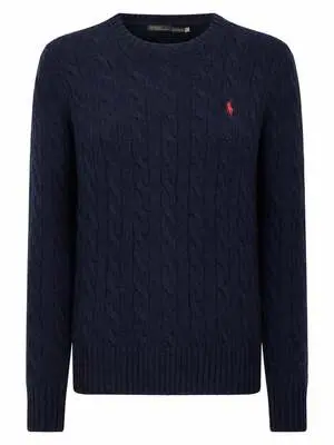 Polo Ralph Lauren Maglia A Trecce - Blue