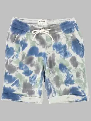 FINGER IN THE NOSE New Grounded True Tie & Dye Bermuda Shorts