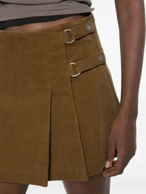 GOLDEN GOOSE Cotton Mini Skirt