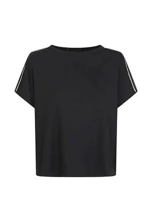 Fabiana Filippi Cotton T Shirt - Navy