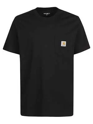 Carhartt Work In Progress Pocket Cotton T Shirt - Black