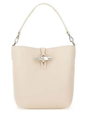Longchamp Borsa A Secchiello 'le Roseau' Xs - White