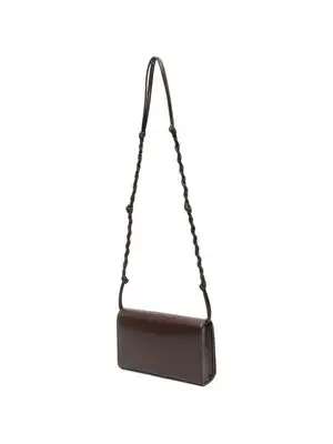 JIL SANDER Tangle Leather Wallet On Chain