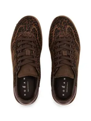 Hogan Cool Leather Sneakers - Brown