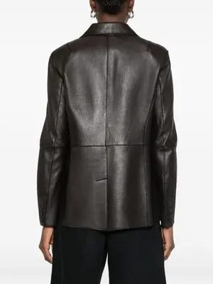 PAROSH Leather Trousers