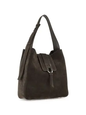 Hogan Trend Leather Hobo Bag