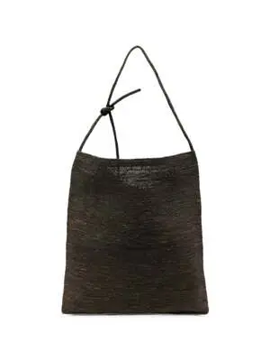 SOPHIE DIGARD Rafia Shoulder Bag - Black