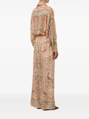Zimmermann Roselight Silk Trousers
