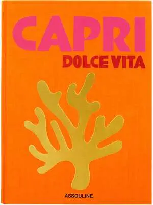 Assouline Capri Docle Vita Book - Orange