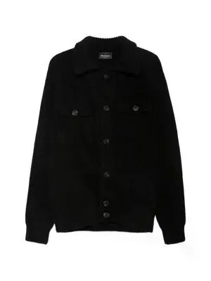 AROVESCIO Button-up Cardigan - Black