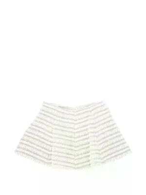 THELAURENT Tweed Flared Mini Skirt - Neutrals