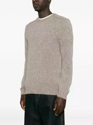 SCAGLIONE Marl-knit Crew-neck Sweater