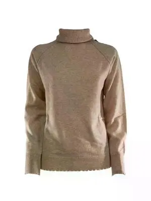 EMMA E GAIA Roll-neck Raglan-sleeve Sweater - Neutrals