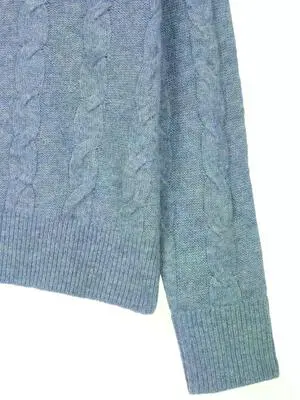 STUDIO TOMBOY Cable-knit Crew-neck Sweater